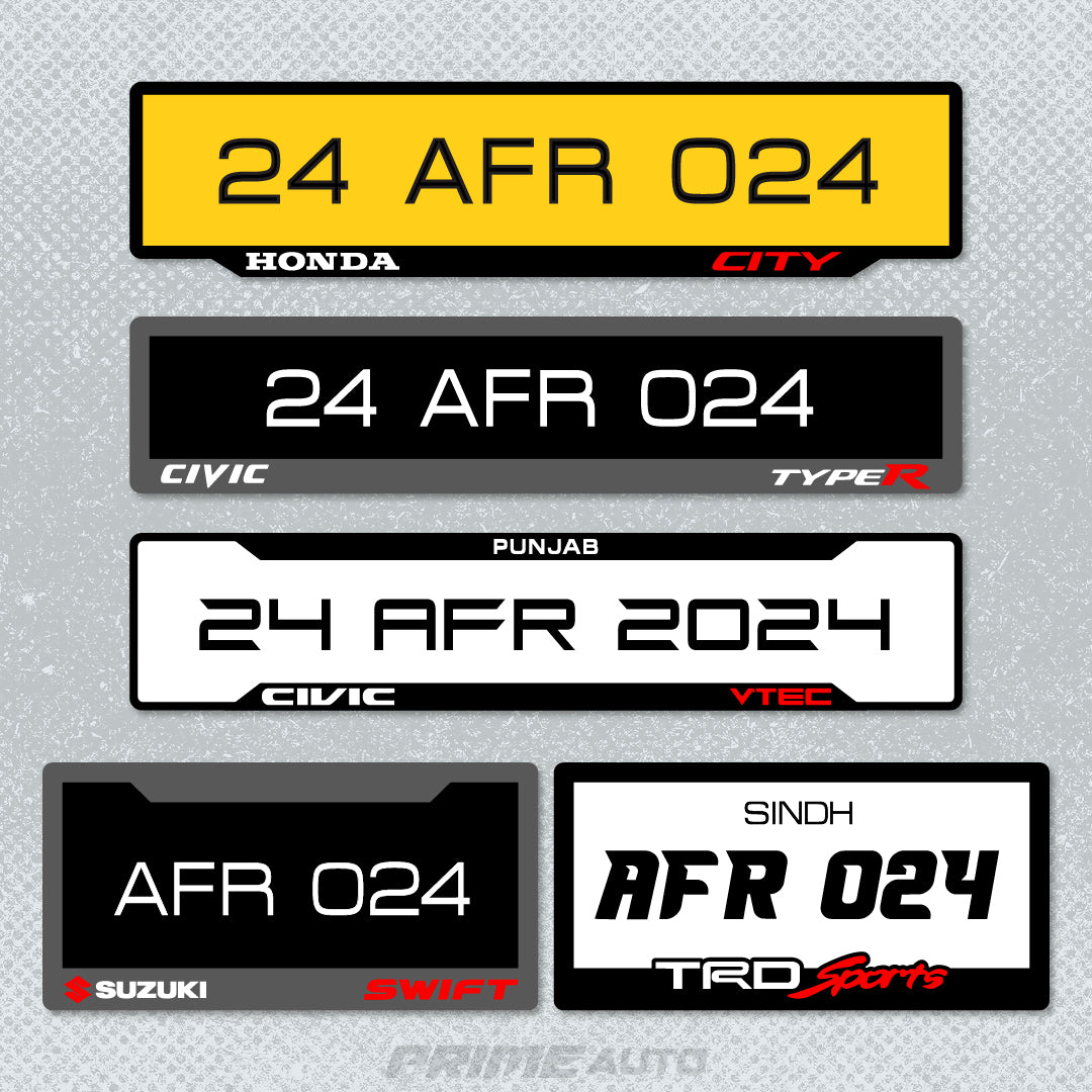 3D Car Plates – Prime Auto