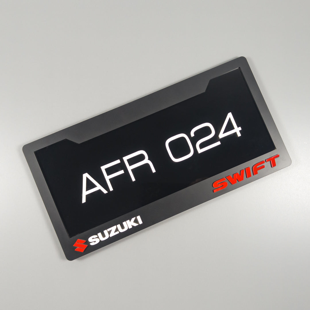 CUSTOM 3D CAR NUMBER PLATE #10 – Prime Auto