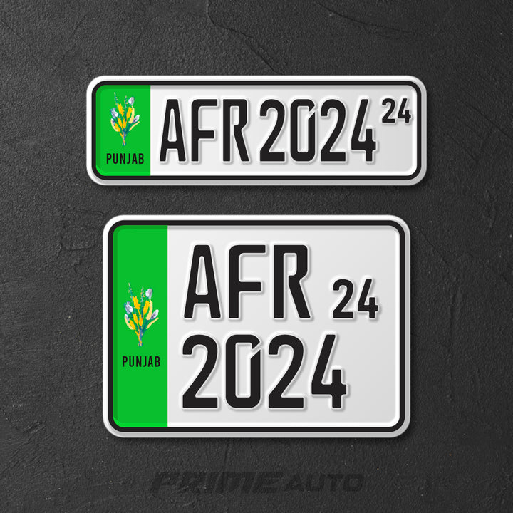 Embossed Number Plates in Pakistan – Cars & Bikes | Prime Auto